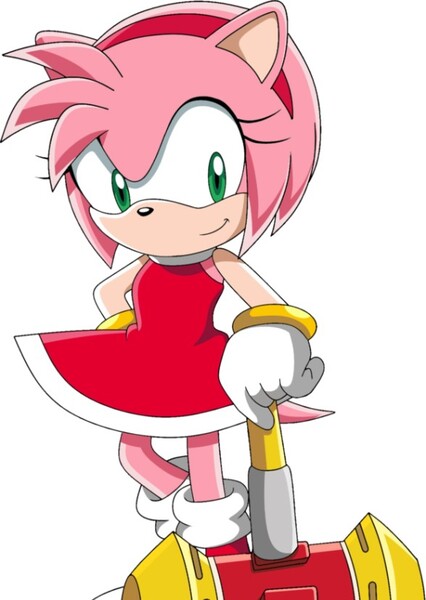 Fan Casting Amy Rose (Sonic X) as Tifa Lockhart in Anime characters as ...