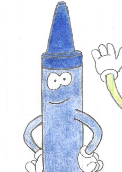 Blue Crayon Fan Casting