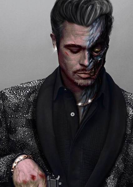 Fan Casting Brad Pitt as Two face in Batman arkham asylum 2007-2013 on ...