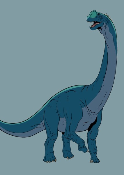 Brontosaurus Design #21 Fan Casting
