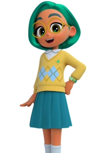 Green Leaf (Rainbow Bubblegem) Fan Casting