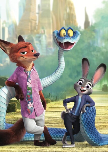Judy Hopps, Nick Wilde, and Gary De'Snake Fan Casting