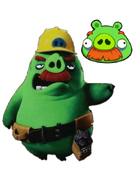 Moustache Pig (Angry Birds) Photo on myCast - Fan Casting Your Favorite ...