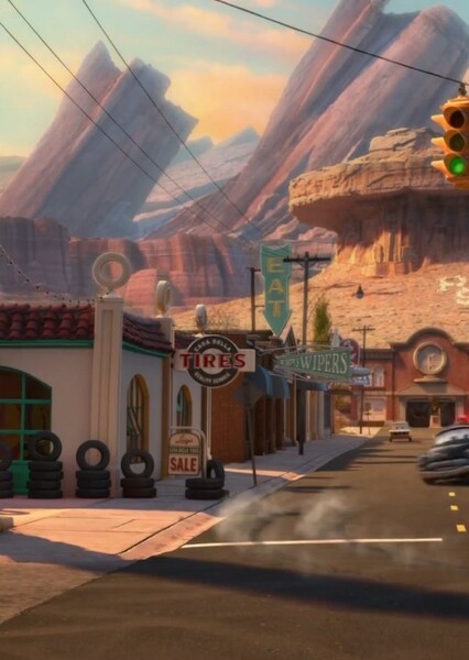 Radiator Springs (Cars) Fan Casting