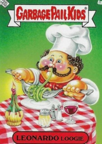 LEONARDO Loogie / Stuffed STEFANO Fan Casting for Garbage Pail Kids ...