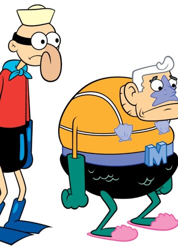 Mermaid Man and Barnacle Boy Fan Casting for Classic Hero Actors as ...