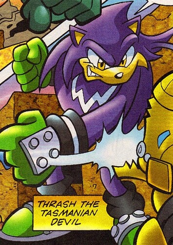 Thrash the Devil Fan Casting for Archie Comics' Sonic the Hedgehog ...