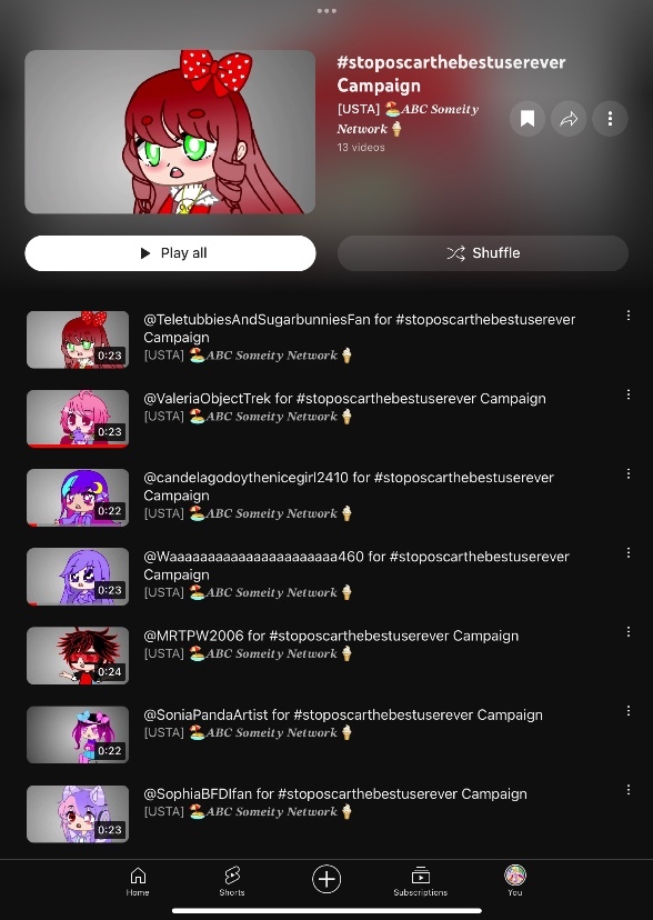 ABC Someity Presents: The Best User Ever Campaign Fan Casting on myCast