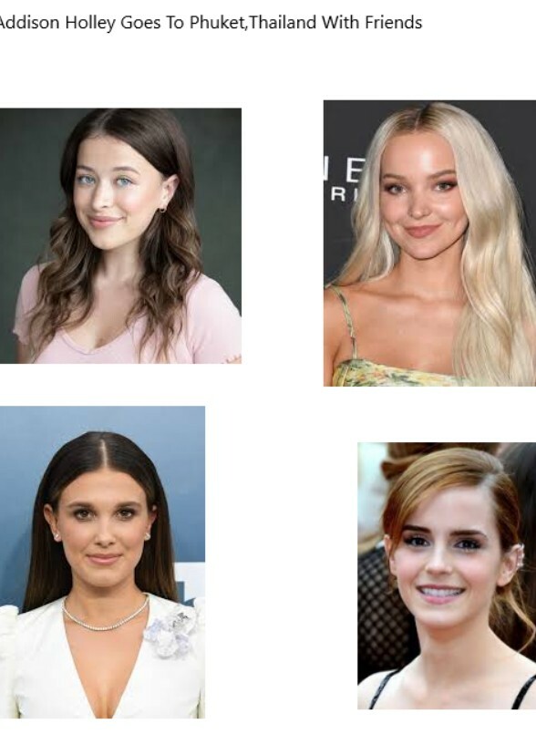 Addison Holley Goes To Phuket,Thailand With Friends Fan Casting on myCast