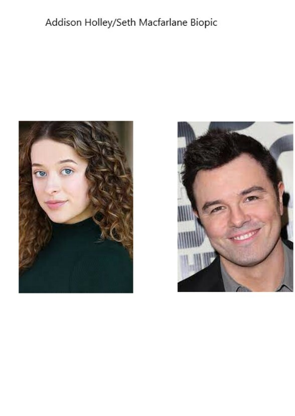 Addison Holley/Seth Macfarlane Biopic Fan Casting on myCast