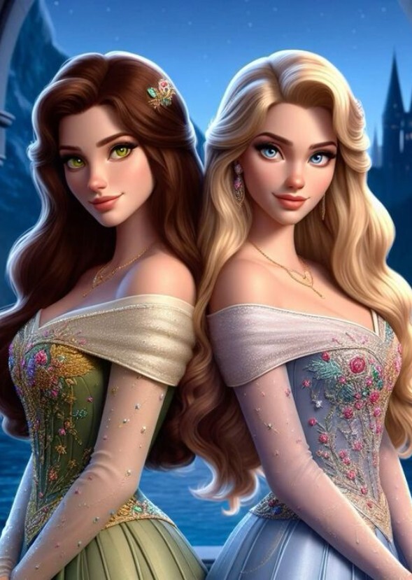 Alice and Nancy, twins Princesses genies Fan Casting on myCast