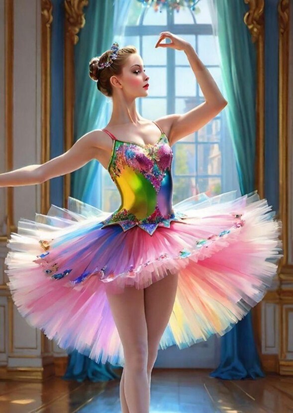 Astrid, ballerina rainbow Fan Casting on myCast