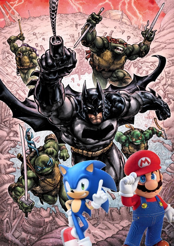 Batman/Mario/Sonic/Teenage Mutant Ninja Turtles: Battle at the Big City ...