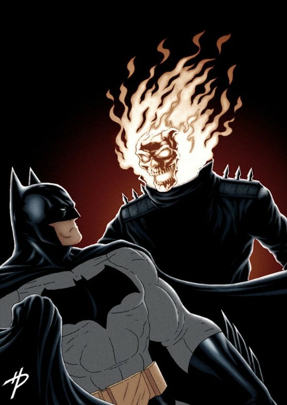 Ghost Rider Vs Batman GHOST RIDER: FINAL VENGEANCE #1 RAFAEL GRASSETTI