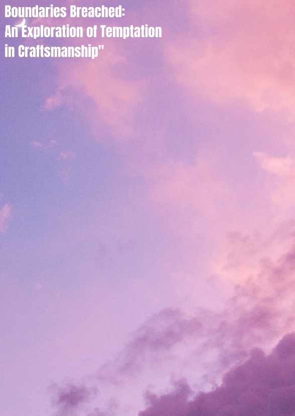 Boundaries Breached: An Exploration of Temptation in craftsmanship" Fan ...