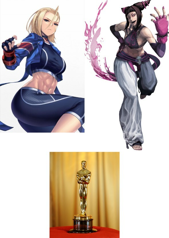 Cammy and Juri win at the Oscars Fan Casting on myCast