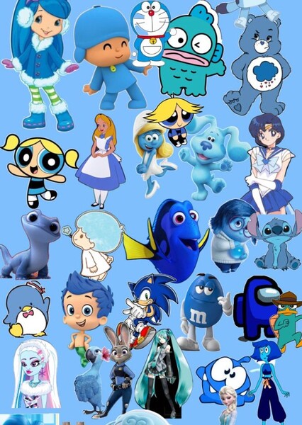 Characters Color blue(characters From Decades) Fan Casting on myCast