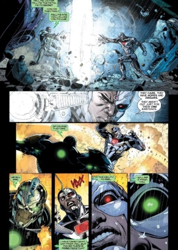Cyborg Fan Casting for Cyborg VS Grid-Justice League Vol.2 #29 05-2014 ...