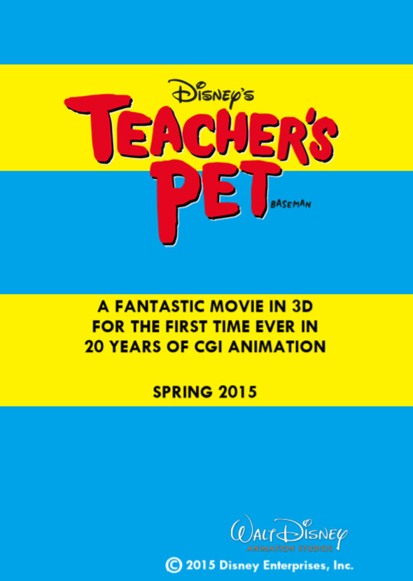 Disney's Teacher's Pet (2015, CGI-animated film) Fan Casting on myCast