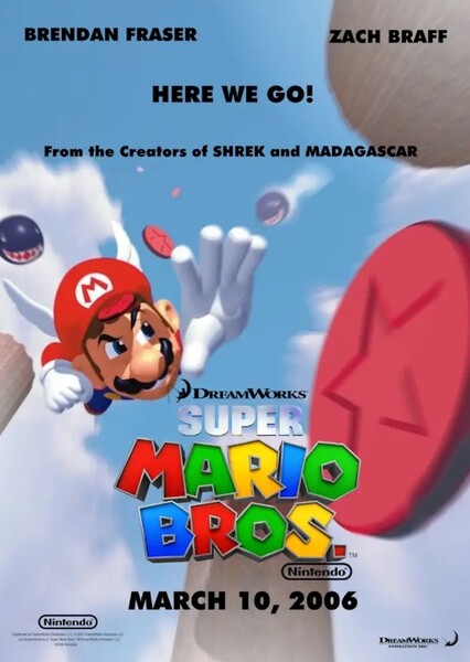 Fan Casting Brendan Fraser as Mario Mario in DreamWorks' Super Mario ...