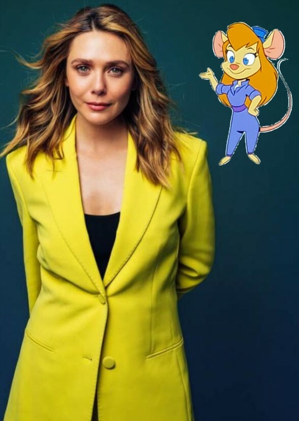 Elizabeth Olsen: Rescue Rangers (2024) Gadget Hackwrench Interview Fan ...