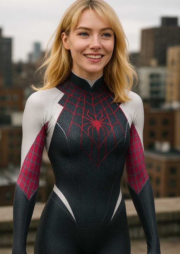 Emma Stone as ghost spider kade Fan Casting on myCast
