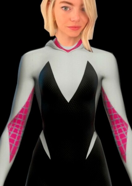 Emma Stone as ghost spider kade Fan Casting on myCast