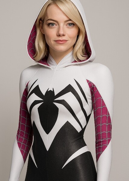 Emma Stone as ghost spider kade Fan Casting on myCast