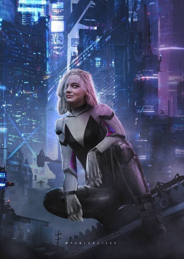 Emma Stone as spider Gwen 2099 MCU Fan Casting on myCast