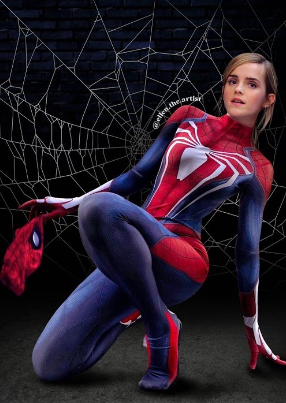 Emma waston A's echo spider girl spider Kade live in the MCU. Fan ...