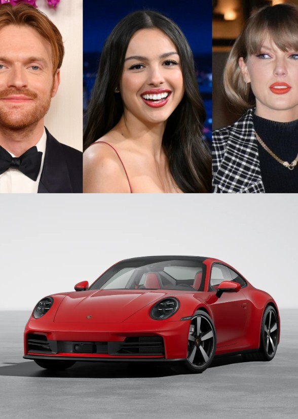 Olivia Rodrigo Fan Casting for Finneas, Olivia And Taylor Tooking Billie's Red 911 Carrera ...