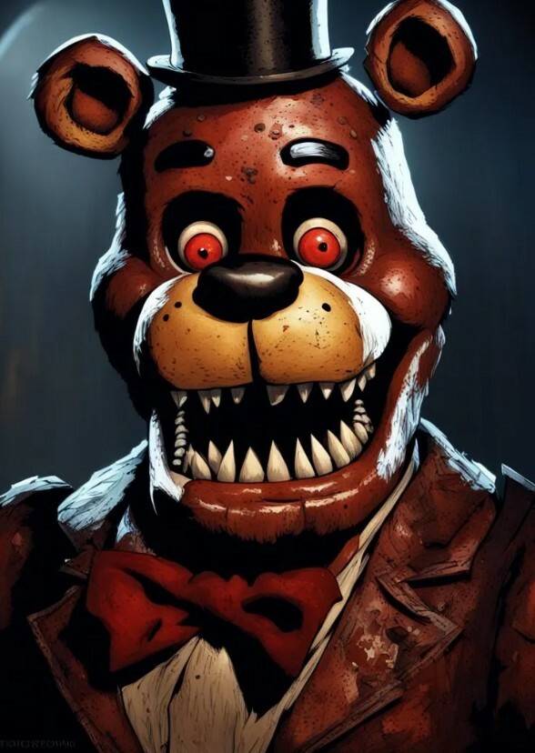 Five Night's At Happy Bear's Security Breach Run Away If You Can Fan ...