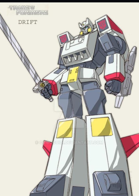 Future Voice Actors Of Drift. The Samurái Autobot. In Transformers 87 ...