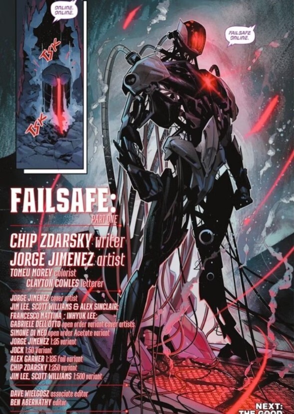 Future Voice Actors Of Fail Safe. The Ultron Sigma Nimrod Venjix Of DC ...
