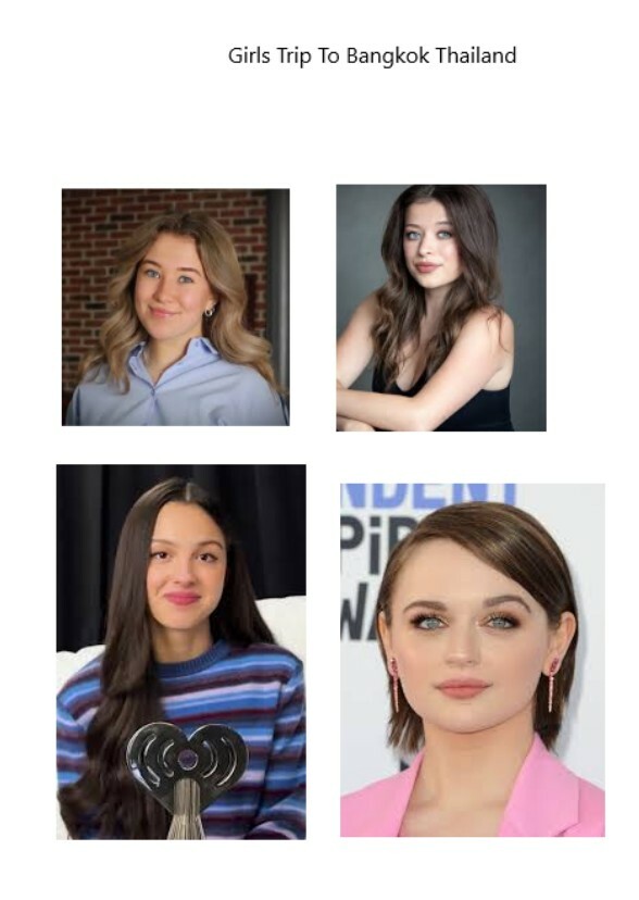 Girls Trip To Bangkok Thailand Fan Casting on myCast