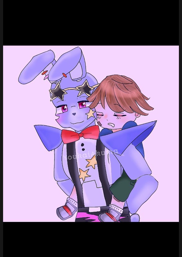 Glamrock Bonnie puts Gregory to sleep. Fan Casting on myCast