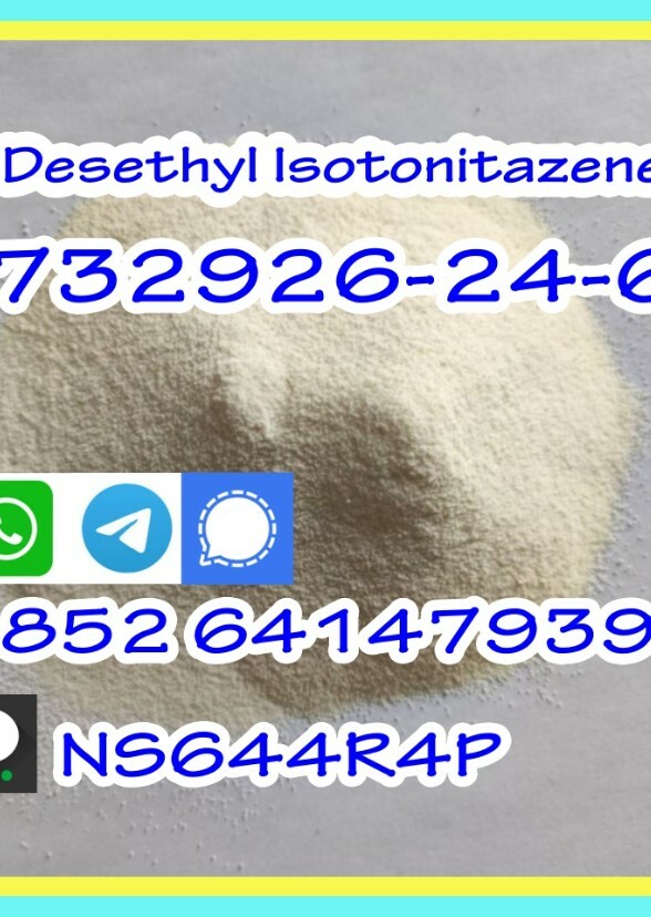 high quality cas2732926-24-6 N-desethyl Isonitazene,whatsapp ...