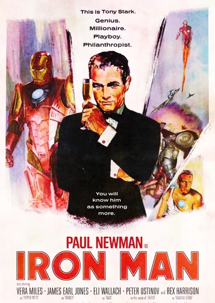 Fan Casting Paul Newman as Tony Stark in Iron Man {1968} on myCast