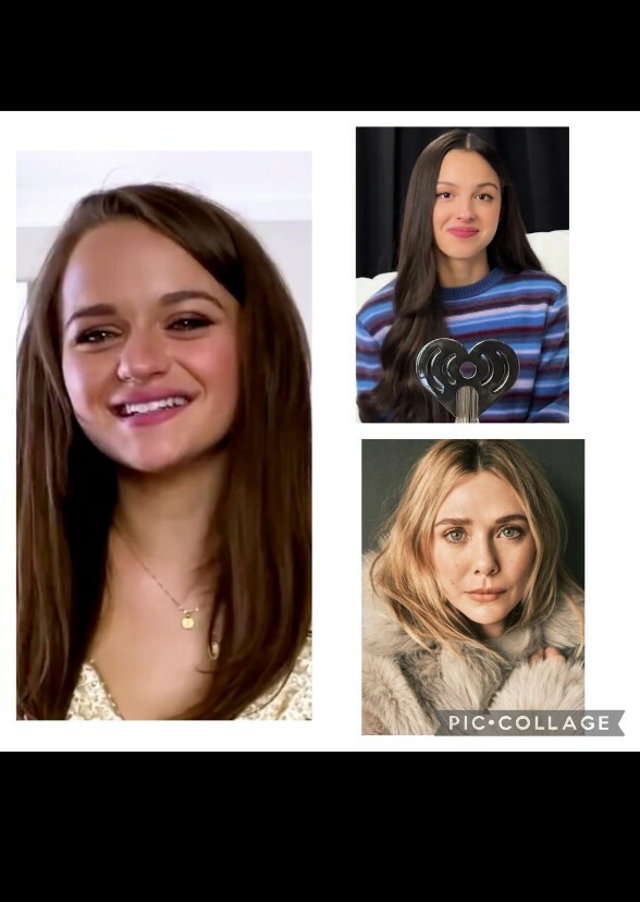 Elizabeth Olsen Fan Casting for Joey King, Olivia Rodrigo And Elizabeth Olsen Try The Cartoon ...