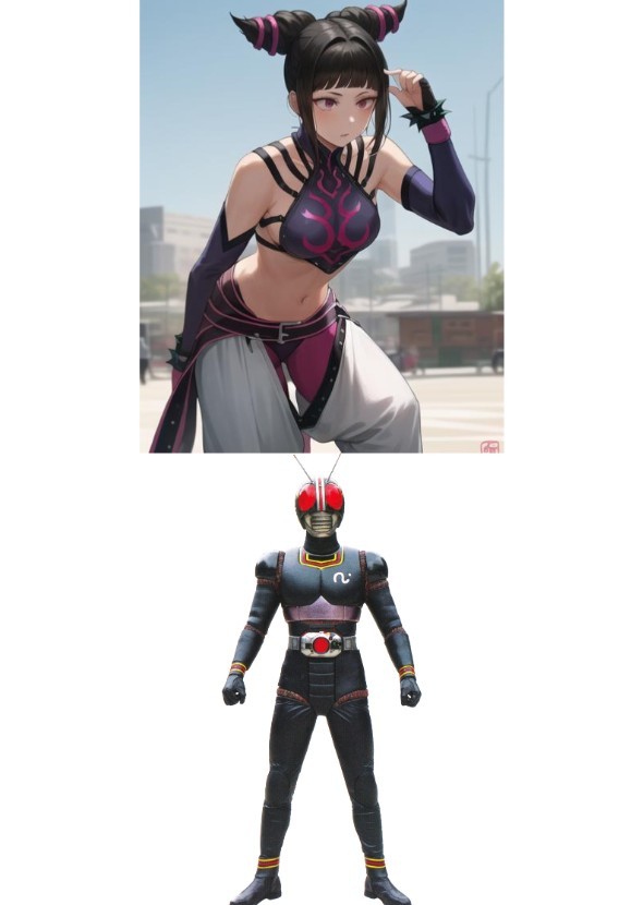 Kamen Rider Black, but it's Juri Han Fan Casting on myCast