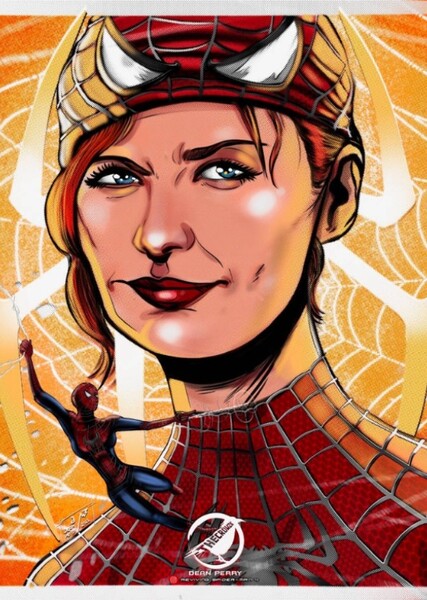 Kristen Dunst as spider woman mj animation style from Earth 65 Fan ...