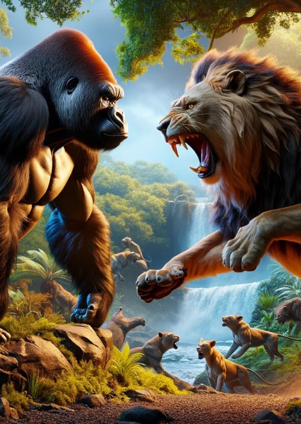 Lion vs Mountain Gorilla Fan Casting on myCast