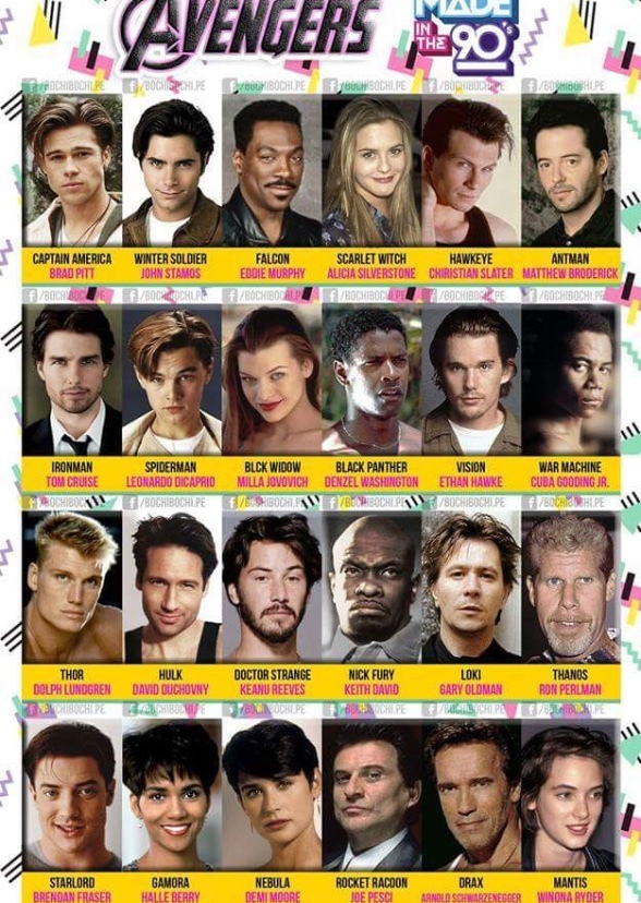 Mcu 90s-2000s Fan Casting on myCast