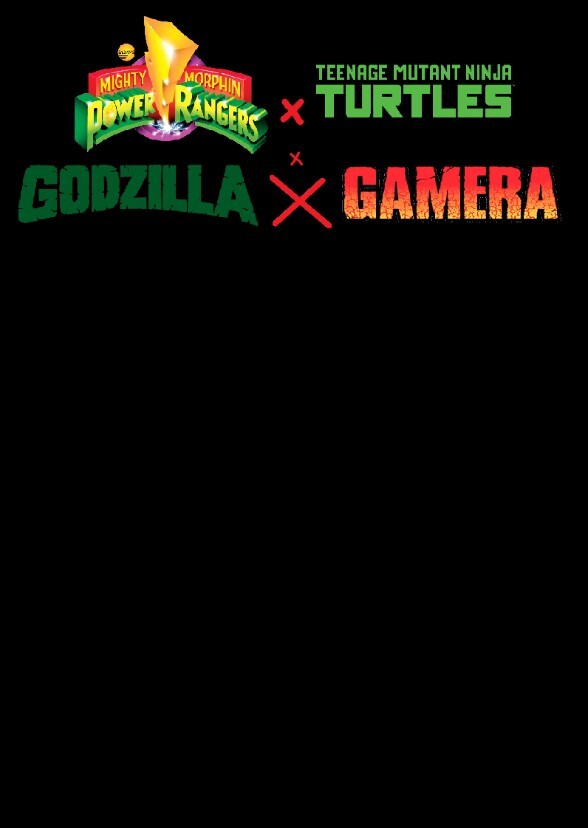 Mighty Morphin Power Rangers X Teenage Mutant Ninja Turtles X Godzilla ...