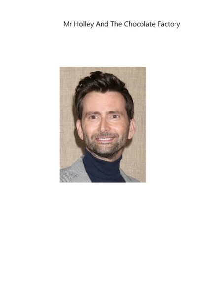 Mr Holley and the Chocolate Factory Fan Casting on myCast