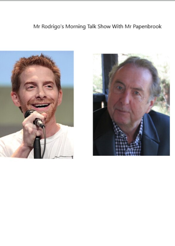 Mr Rodrigo's Morning Talk Show With Mr Papenbrook Fan Casting on myCast