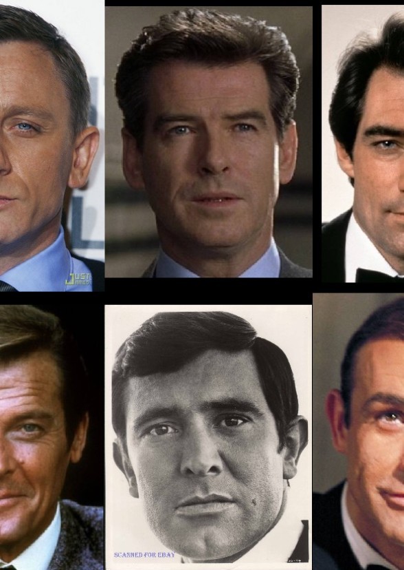 My ranking of the James Bond Actors Fan Casting on myCast