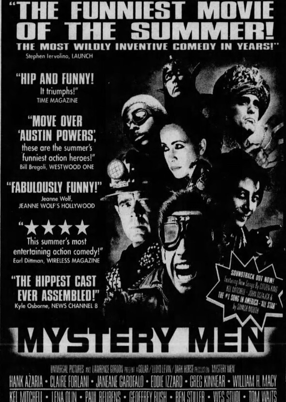 Captain Amazing Fan Casting for Mystery Men (1989) | myCast - Fan Casting Your Favorite Stories