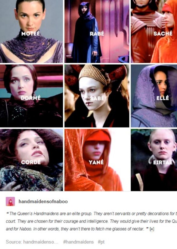 Naboo Royal Handmaidens Fan Casting on myCast