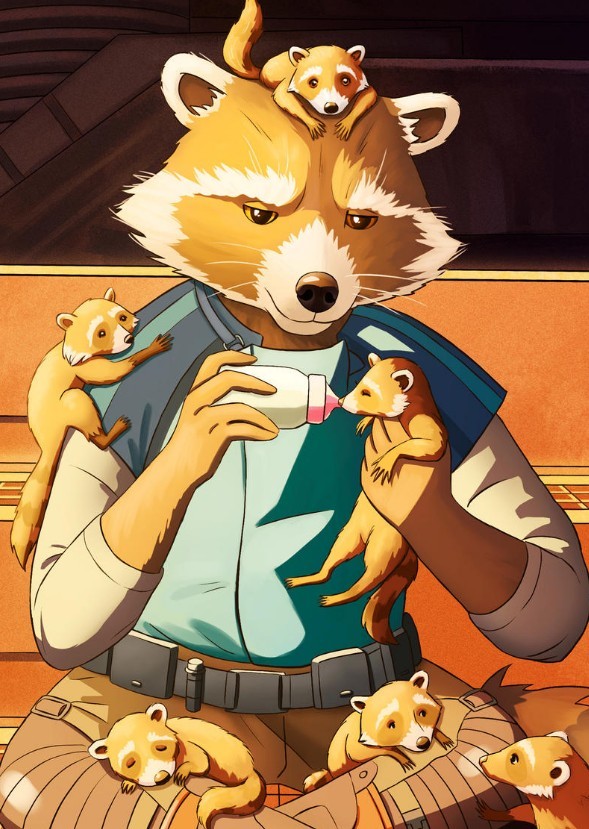 Rocket and his Raccoon Babies Fan Casting on myCast